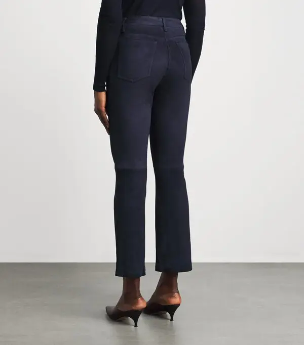 JOSEPH Suede Stretch Duke Trousers