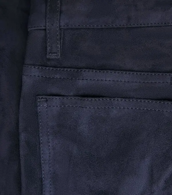 JOSEPH Suede Stretch Duke Trousers