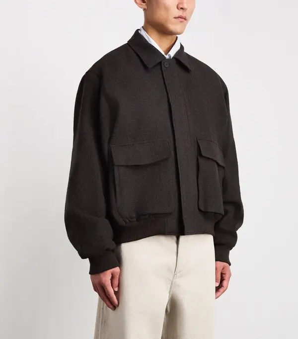 LE17SEPTEMBRE Wool Bomber Jacket