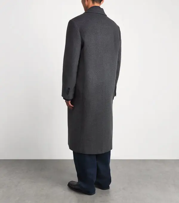 LE17SEPTEMBRE Wool Double-breasted Overcoat