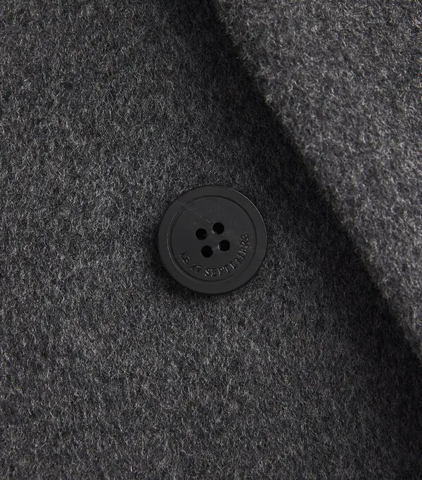 LE17SEPTEMBRE Wool Double-breasted Overcoat