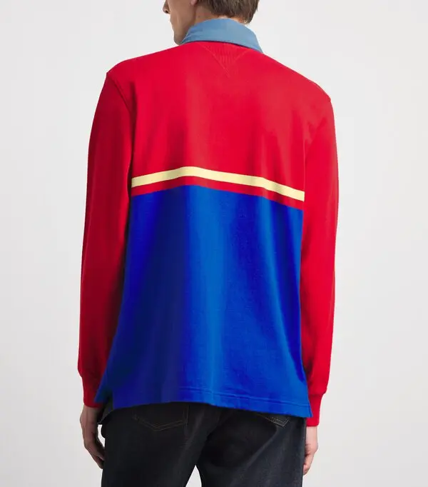 JW Anderson Cotton Contrast Rugby Shirt