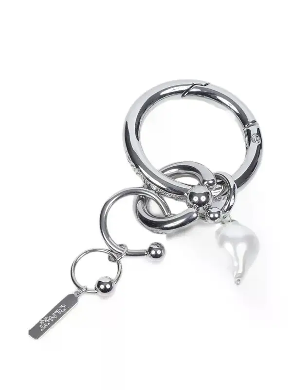 JUSTINE CLENQUET Laurie Faux-pearl Keychain
