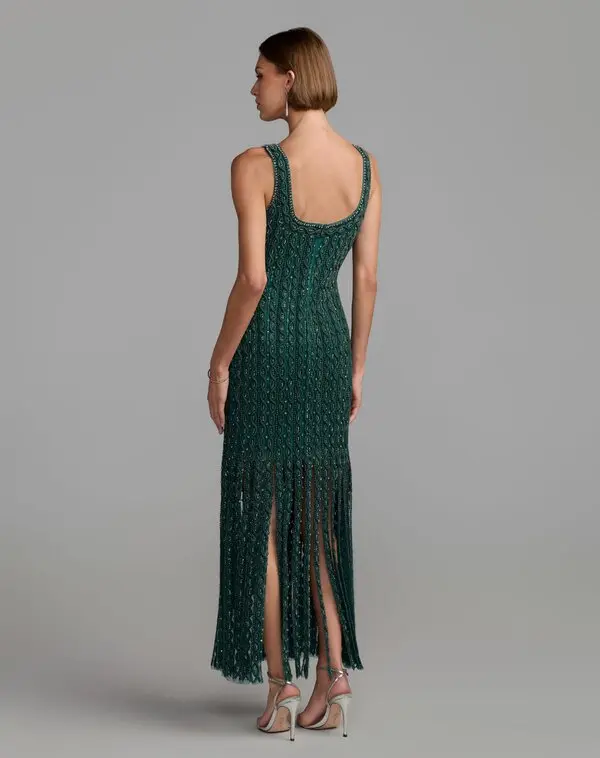 MAC DUGGAL COLLECTION Sleeveless Embellished Panel Maxi Dress