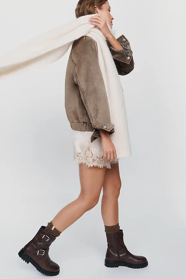 Anthropologie The Cloud Soft Knit Scarf - Cream
