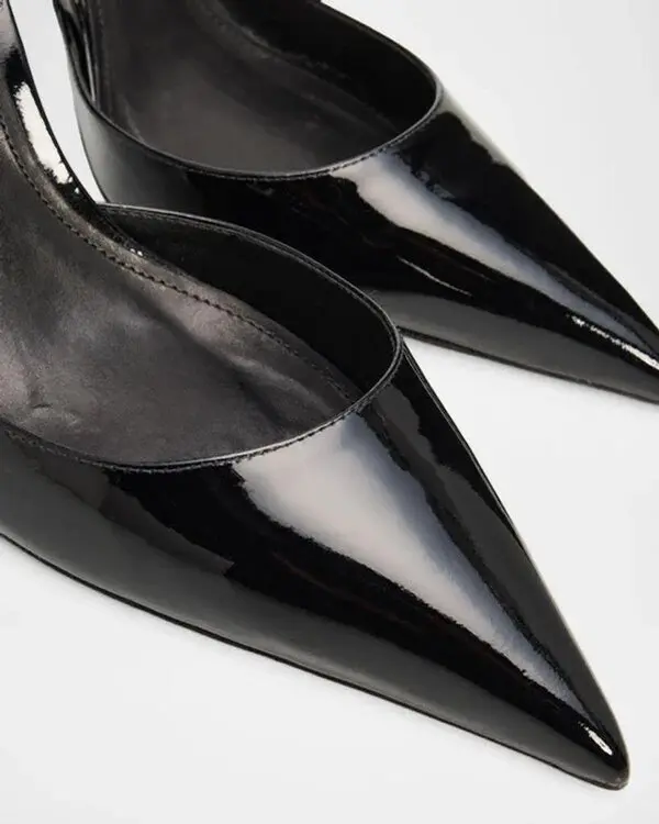 Schutz 90mm Paloma Patent Leather Ankle-strap Pumps