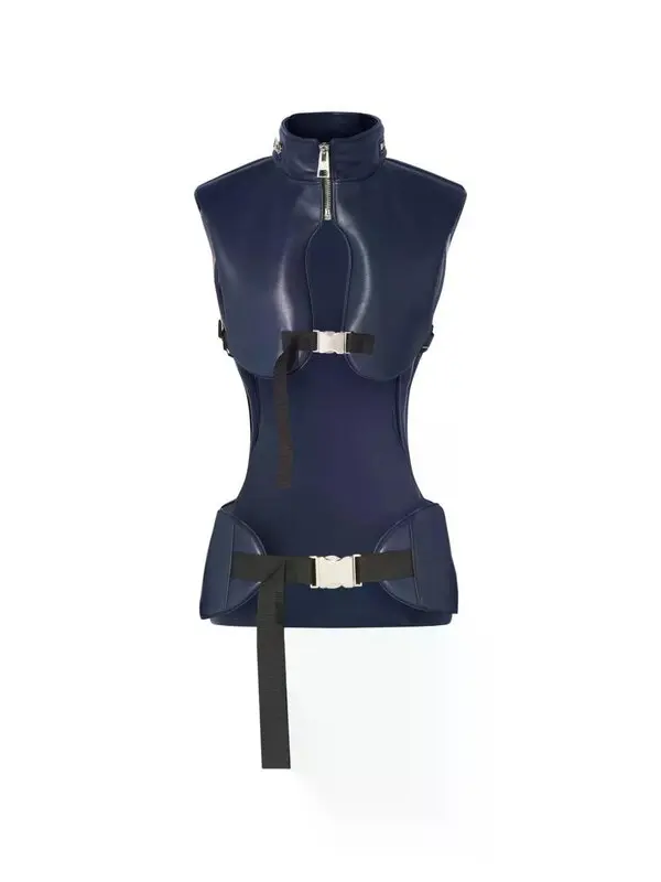 JEAN PAUL GAULTIER Buckled Leather Gilet