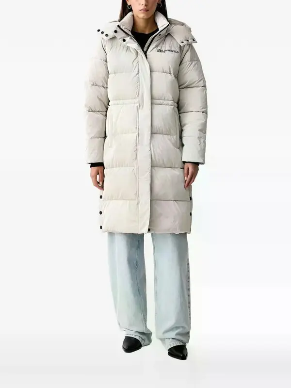 Karl Lagerfeld Logo-print Puffer Jacket