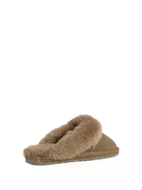 EMU AUSTRALIA Jolie Shearling-lined Suede Slippers