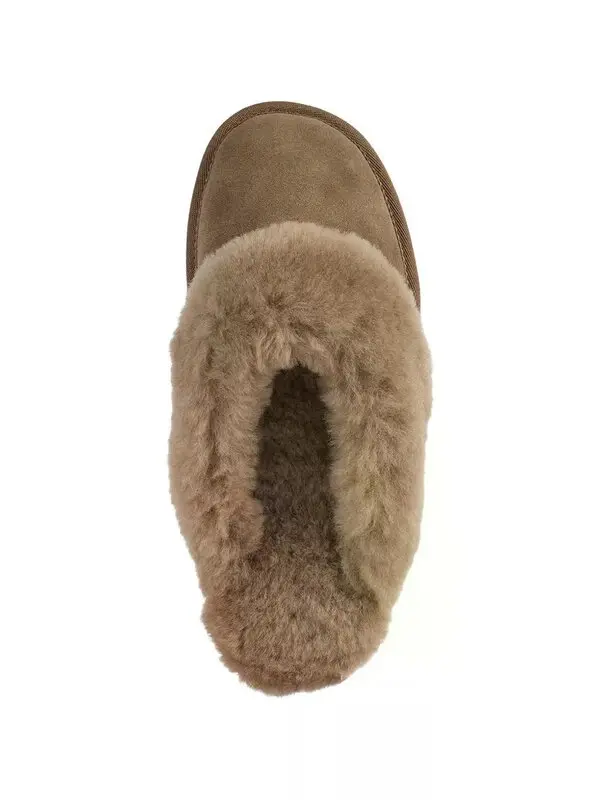 EMU AUSTRALIA Jolie Shearling-lined Suede Slippers