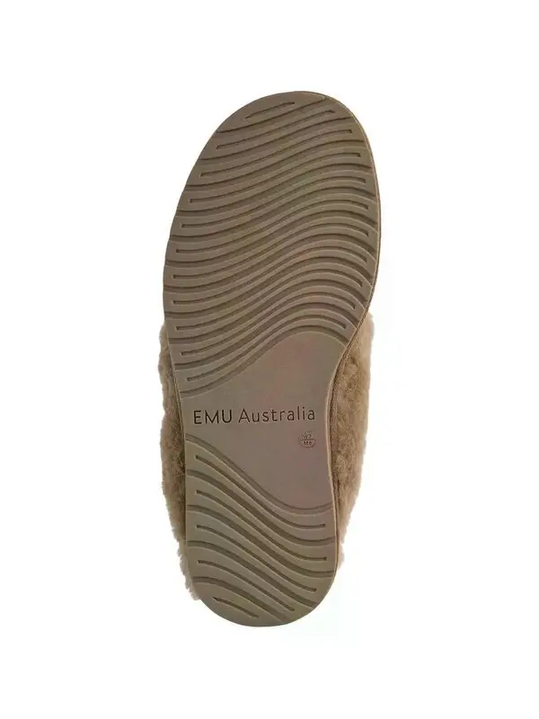 EMU AUSTRALIA Jolie Shearling-lined Suede Slippers