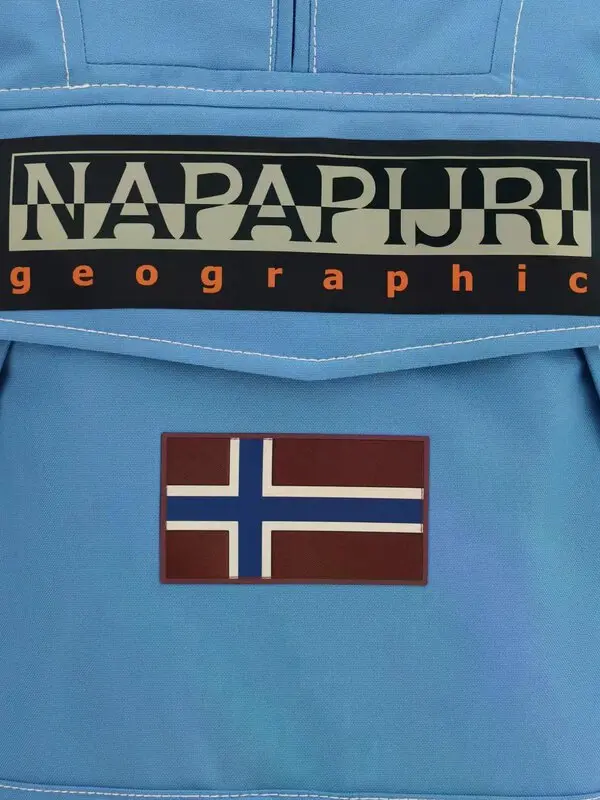 NAPAPIJRI Skidoo Logo-patch Ski Hoodie - Blue