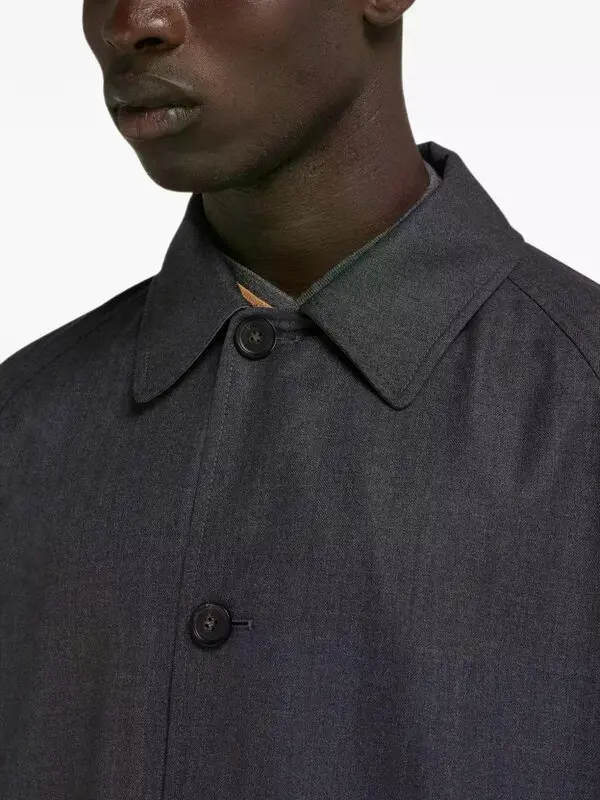FERRAGAMO Reversible Wool Duster Coat