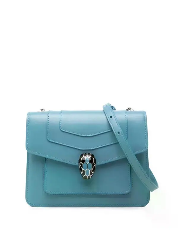 BVLGARI 2012 Leather Serpenti Forever Crossbody Bag