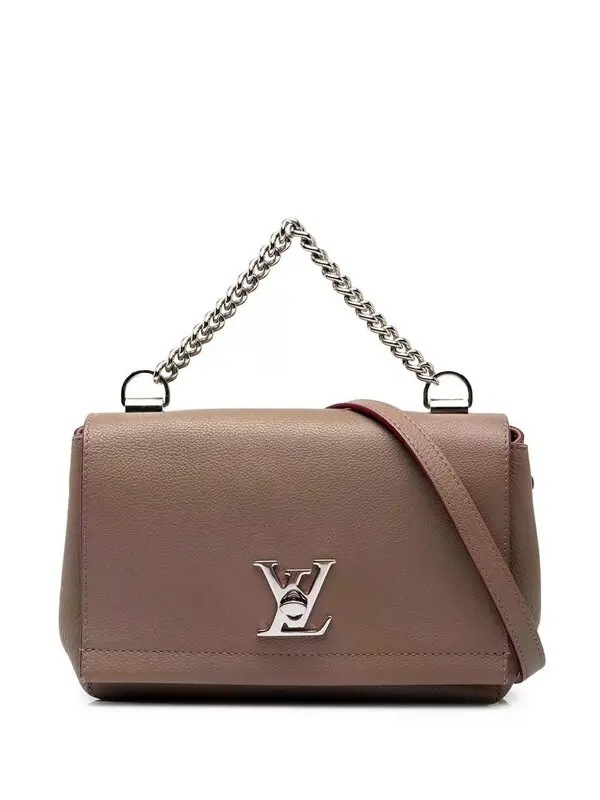 LOUIS VUITTON 2015 Leather Lockme Ii Bb Satchel