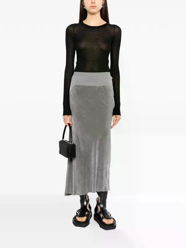 Rick Owens A-line Bias Skirt