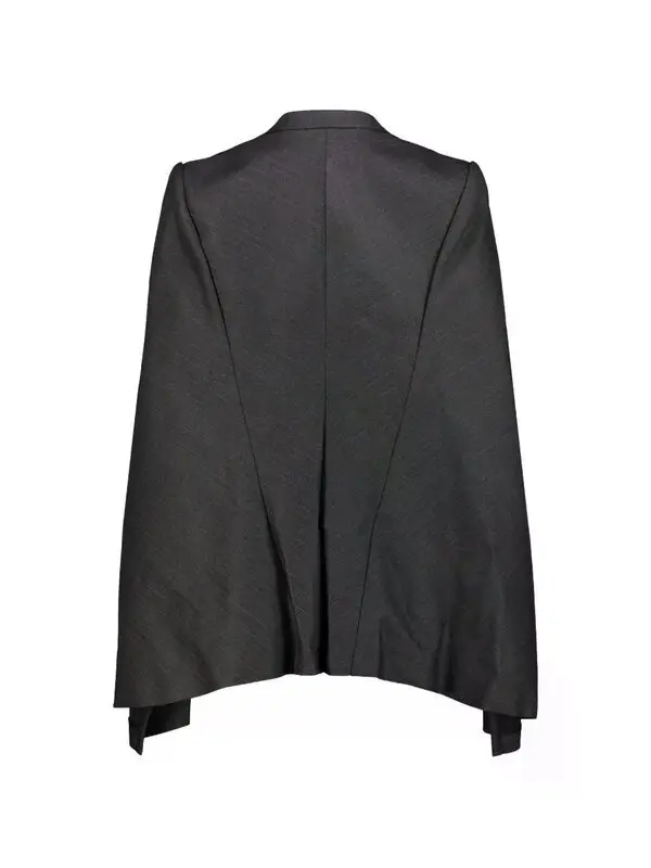 Junya Watanabe Pinstriped Wool Cape-blazer