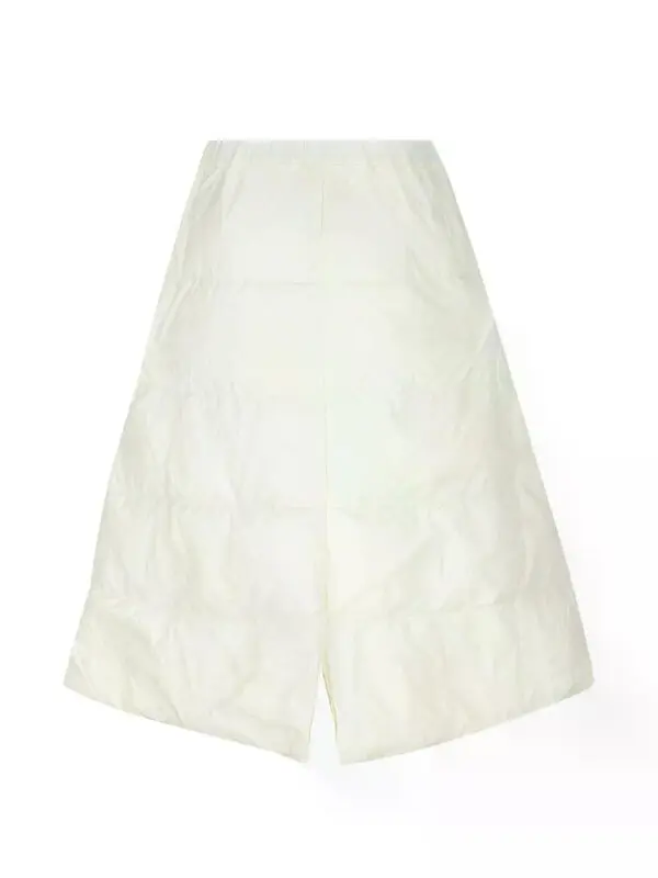 Moncler Reversible Wool Twill Padded Midi Skirt