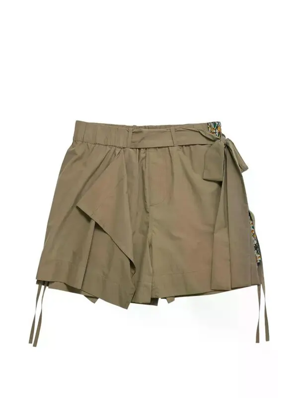 CRAIG GREEN Belted Layered Shorts