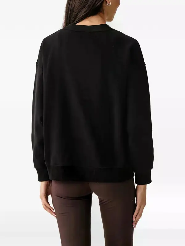 Dkny Leopard-print Logo Sweatshirt