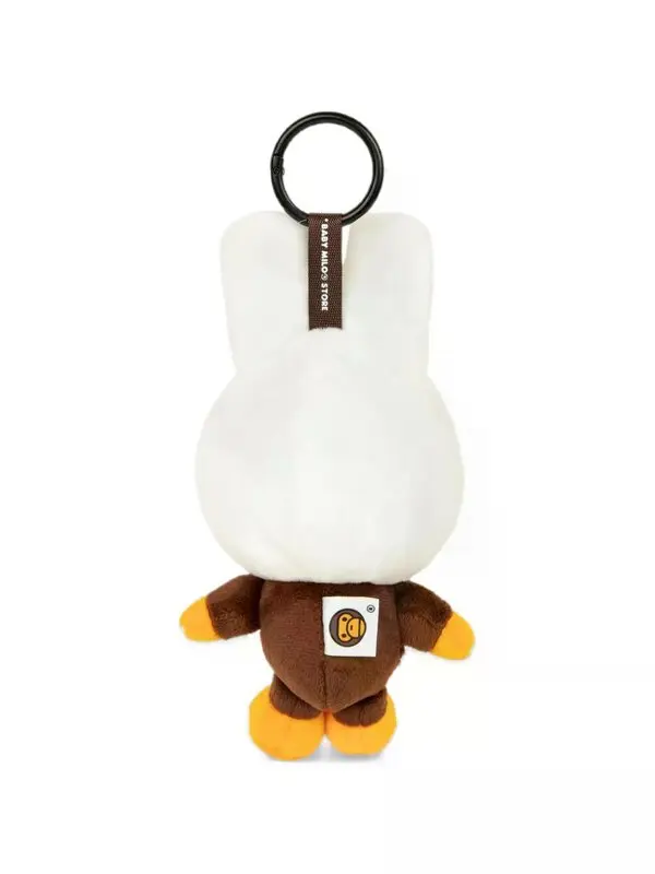 A BATHING APE Baby Milo Bunny Plush Keychain - Brown