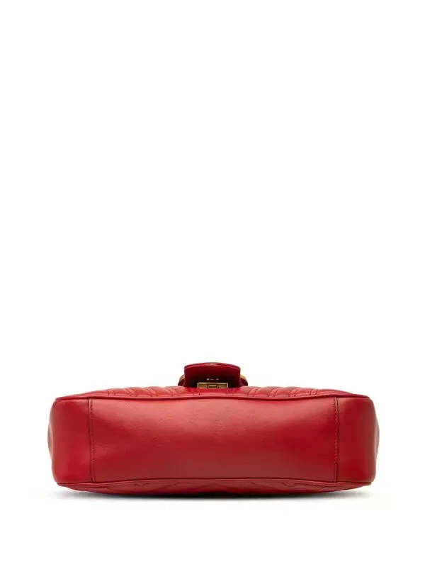 Gucci 2000-2015 Medium Gg Marmont Matelasse Calfskin Shoulder Bag