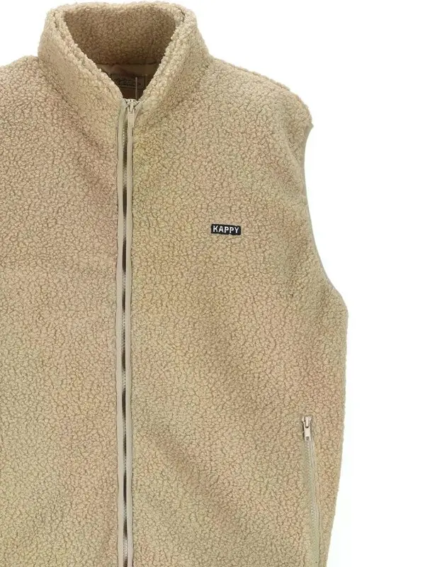 KAPPY Fleece-texture Gilet