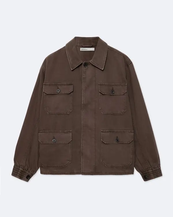 ALLSAINTS Albie Oversized Cotton-blend Jacket