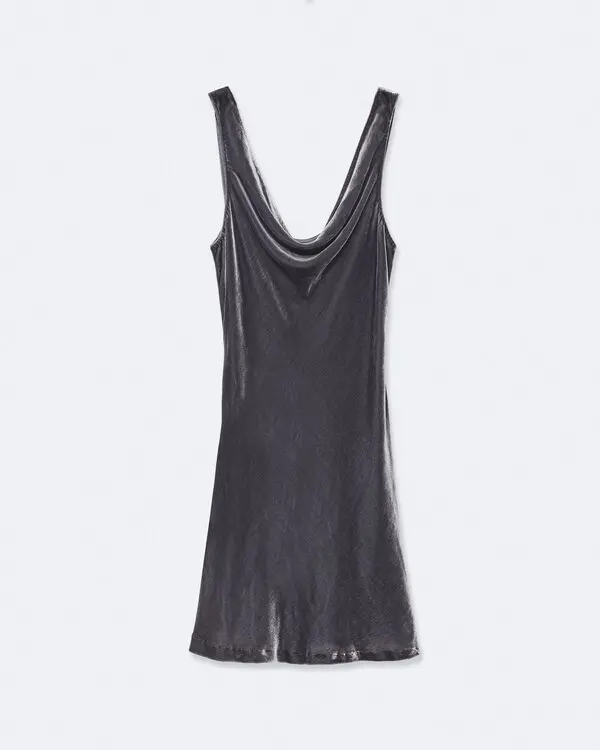 ALLSAINTS Anise Cowl-neck Midi Dress - Grey