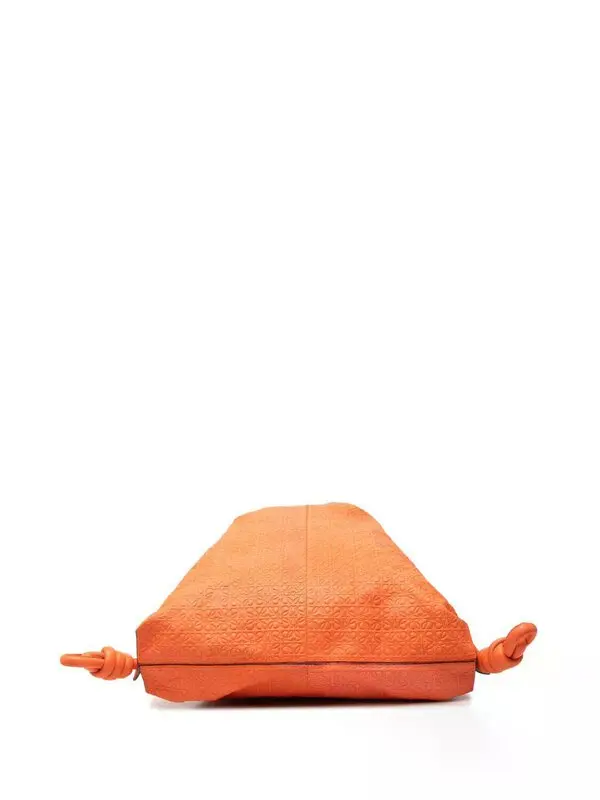 Loewe 2018 Embossed Anagram Leather Yago Knot Backpack