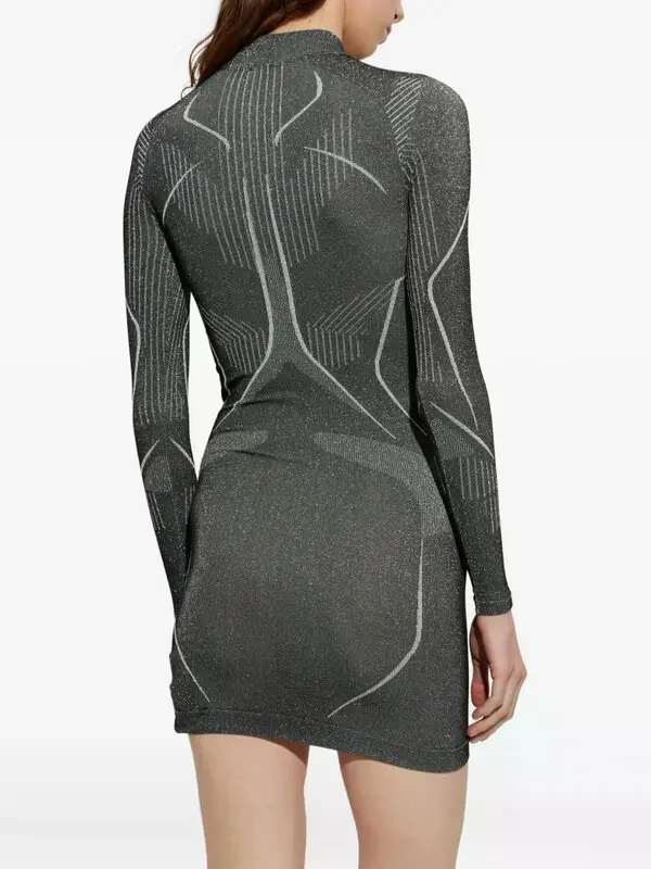 Off-White Lurex-thread Mini Dress