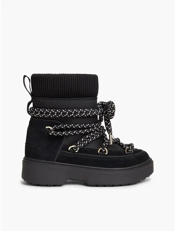 Tommy Hilfiger Water-resistant Mixed-media Snow Boot