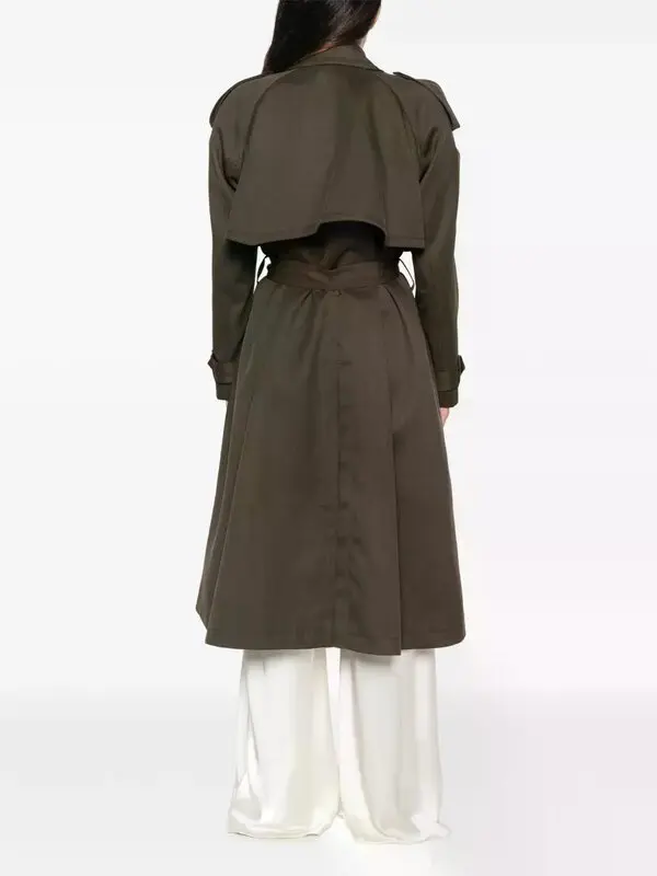 Victoria Beckham Double-breasted Belted Trench Coat