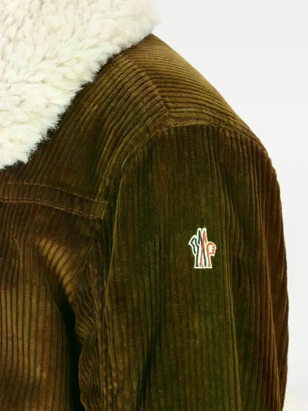 Moncler Givrand Shearling-trim Corduroy Bomber Jacket
