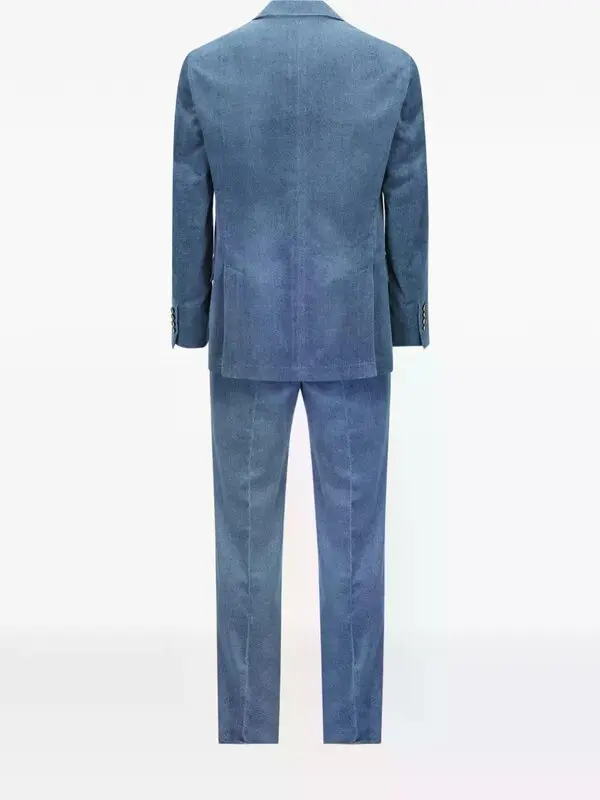 Brunello Cucinelli Double-breasted Cotton Suit