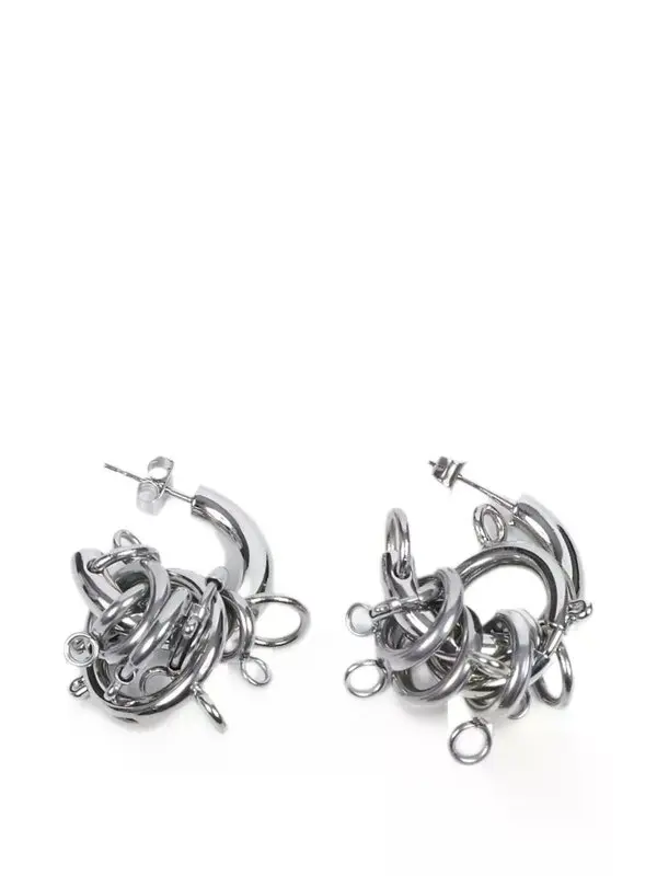 JUSTINE CLENQUET Jay Multi-hoop Earrings