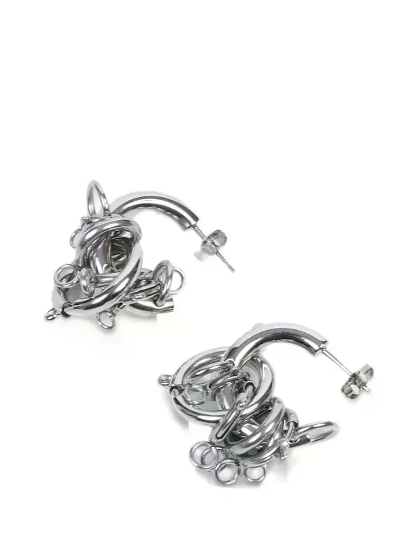 JUSTINE CLENQUET Jay Multi-hoop Earrings