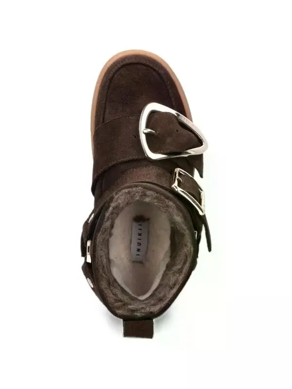 Inuikii Classic Low Buckle Suede Boots