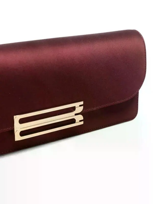 Victoria Beckham Dorian Satin-finish Clutch Bag