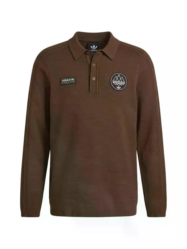 Adidas Spezial Slaidburn Polo Shirt - Brown