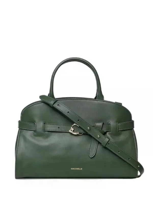 COCCINELLE Medium Sabine Buckle-detail Leather Tote Bag