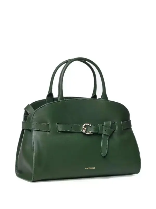 COCCINELLE Medium Sabine Buckle-detail Leather Tote Bag