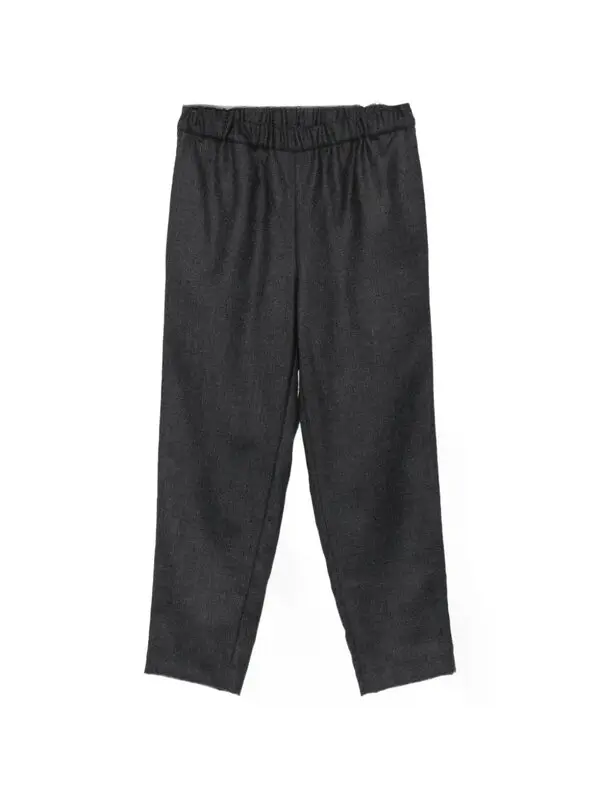 Comme Des Garçons Elasticated-waist Cropped Trousers