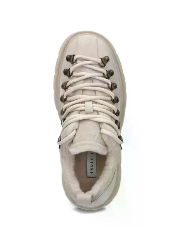 Inuikii Echo Shearling-lined Lace-up Sneakers