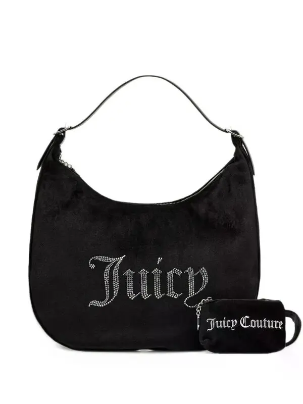 Juicy Couture Kimberly Rhinestone-embellished Logo-print Tote Bag