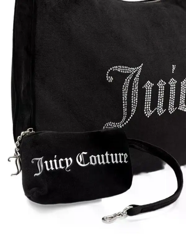 Juicy Couture Kimberly Rhinestone-embellished Logo-print Tote Bag