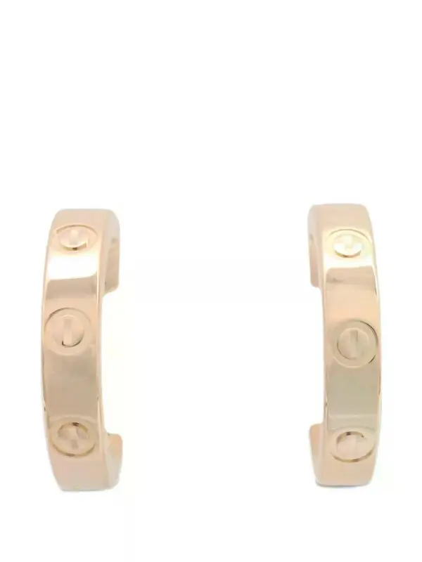 Cartier 2010s Mini Love Earrings