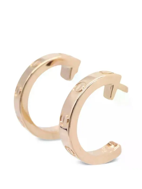 Cartier 2010s Mini Love Earrings