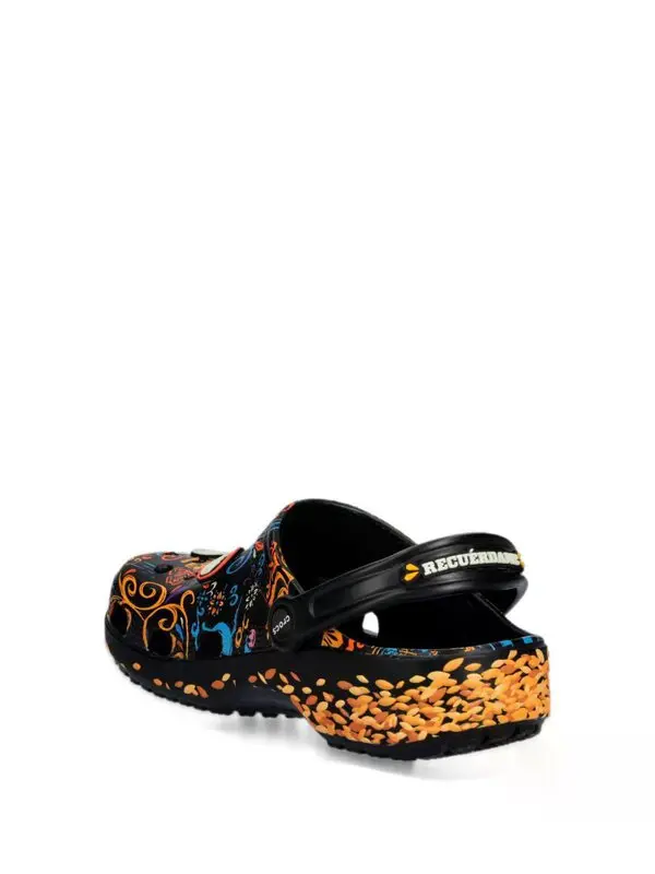 CROCS X Disney Pixar Coco Graphic-print Jibbitz-embellished Mules