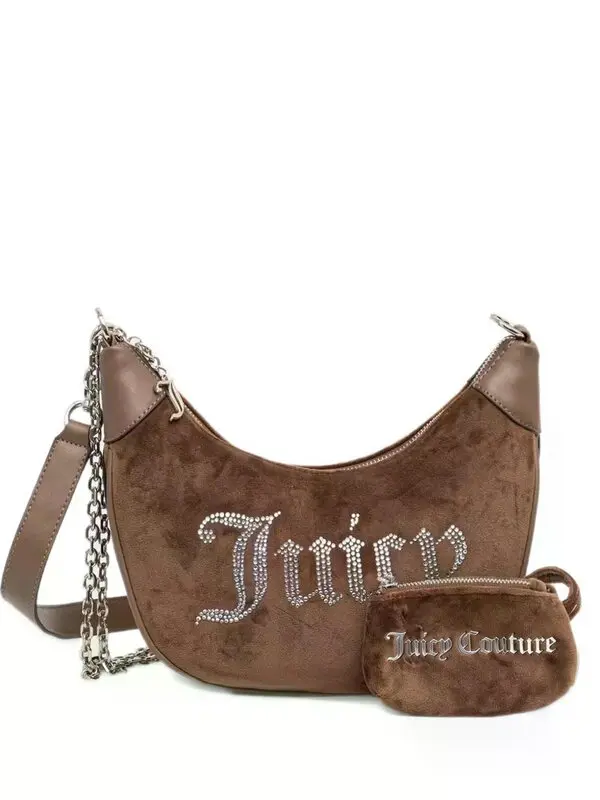 Juicy Couture Kimberly Crystal-embellished Chain-link Shoulder Bag